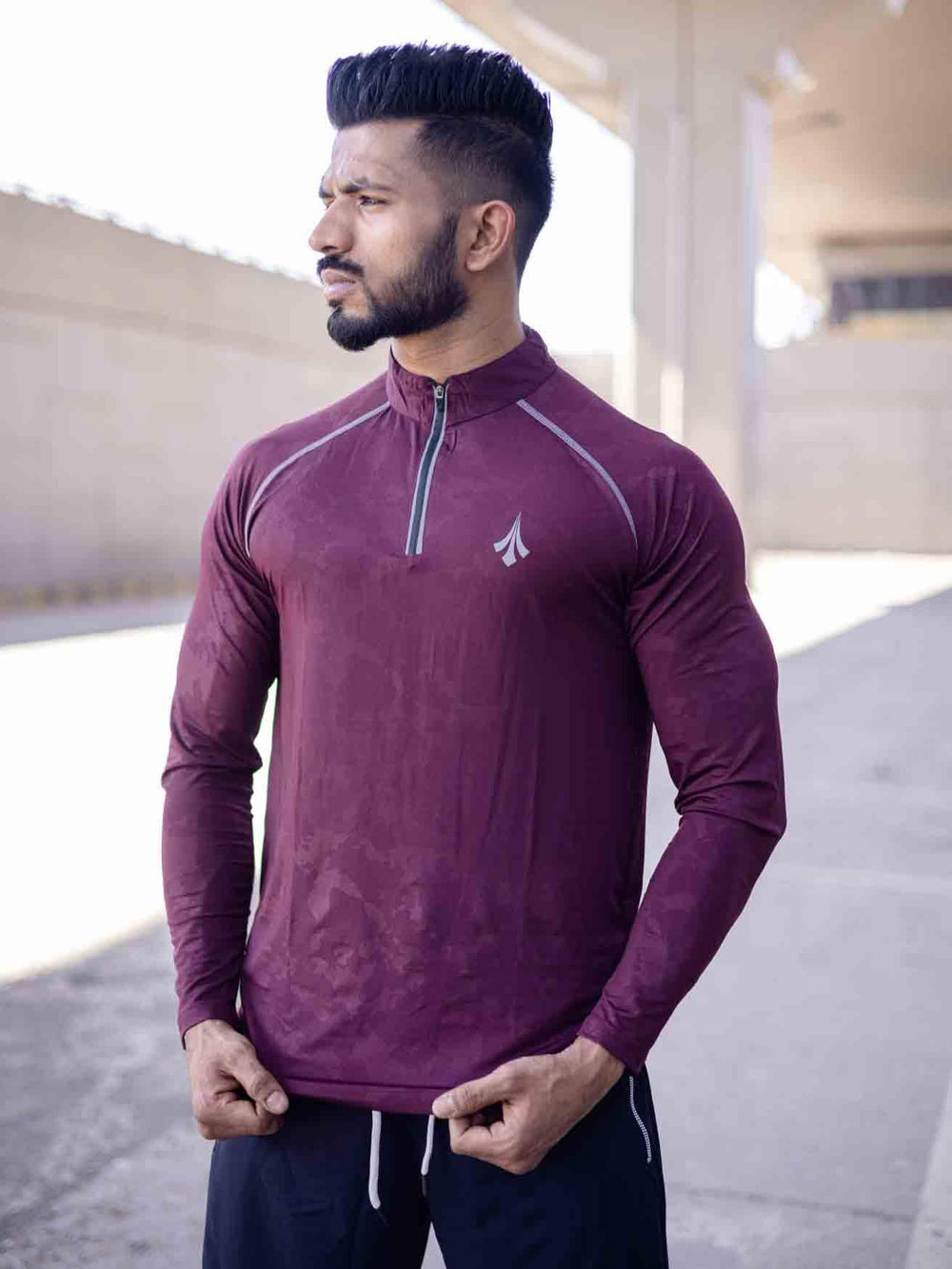 Best Slim Fit Gym Pullovers with Zip for Men - ados